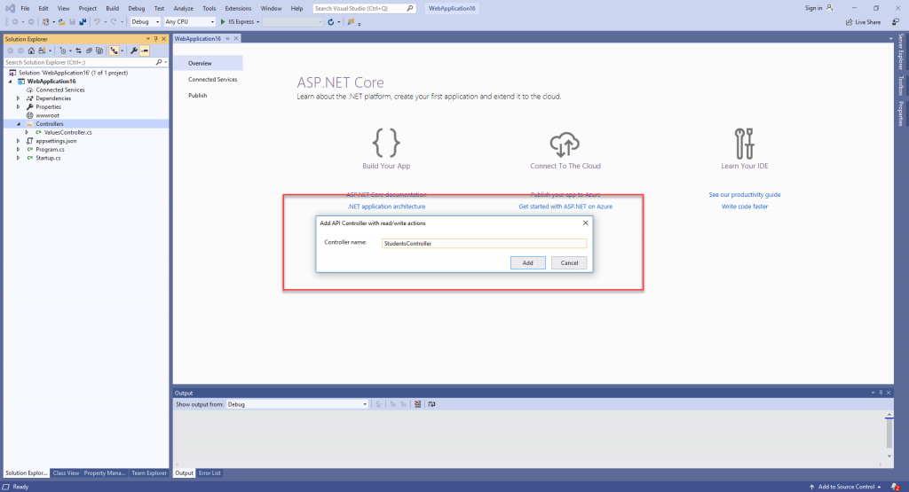 ASP.NET CORE WEB API ตอนที่ 2 การสร้าง Controller - MifaSoft.com
