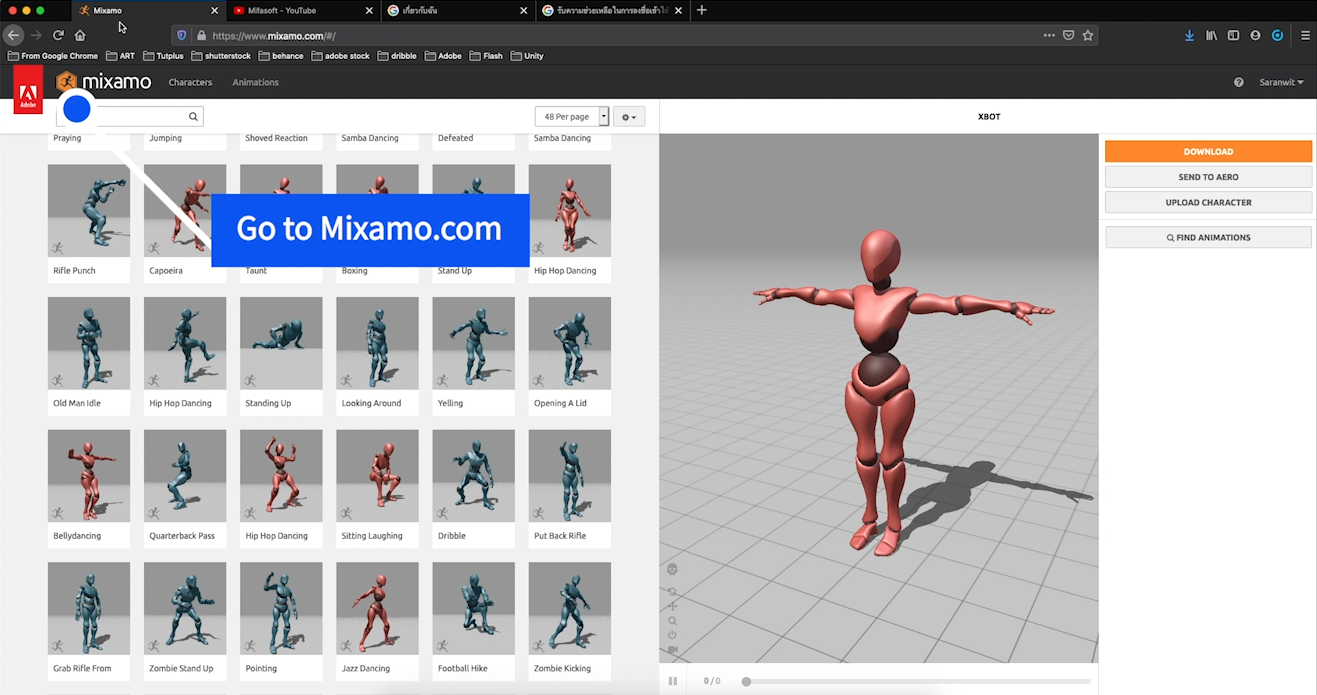 Unity3d 3 Mifasoftcom How To Export 3D Models From Mixamo To Unity